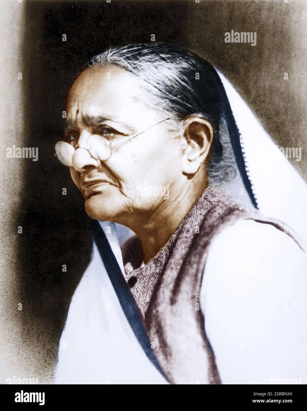 Old vintage photo of Kasturba Gandhi, India, Asia, 1942, Asia Stock ...