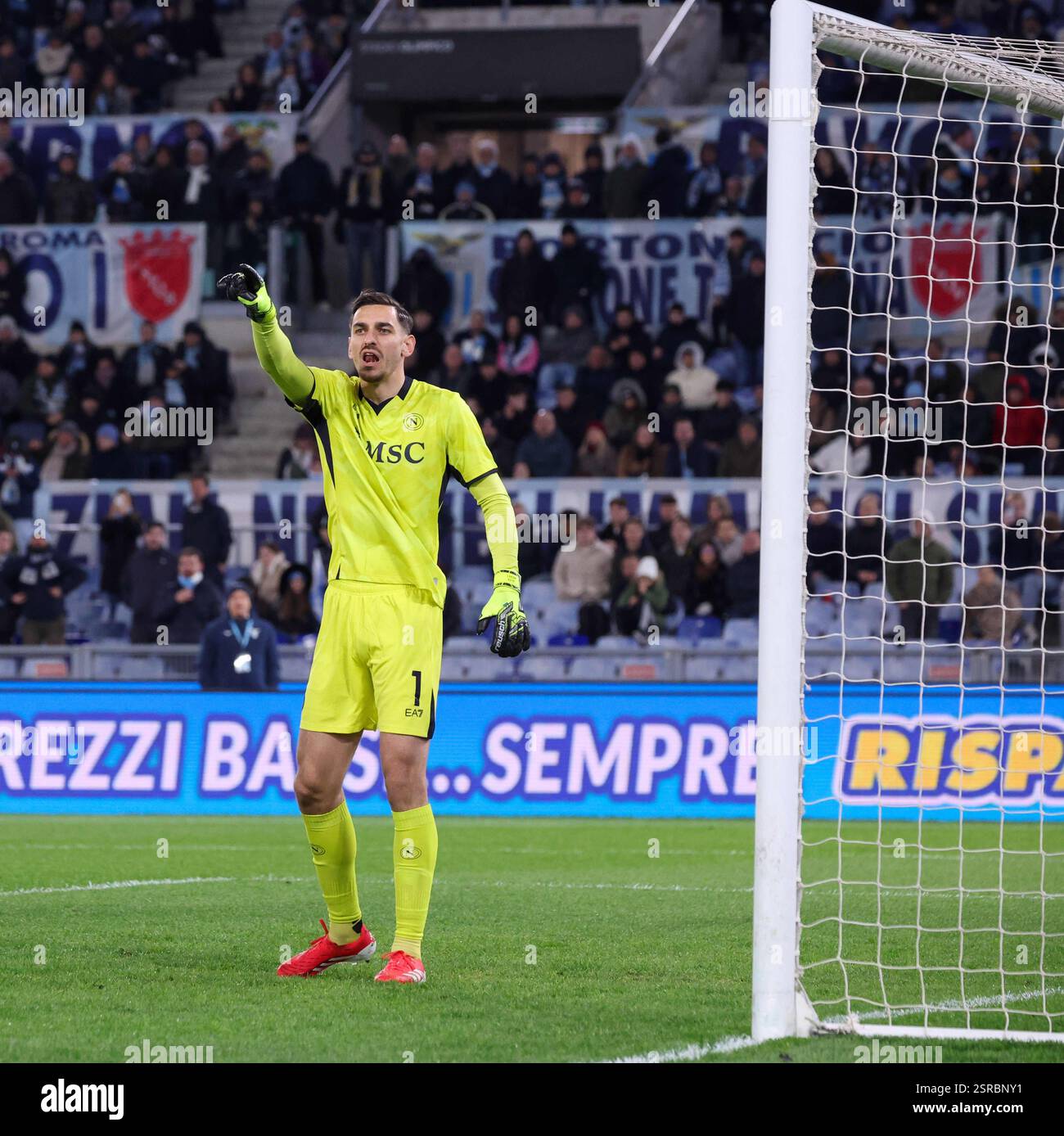 Roma, Lazio, ITALIA. 15th Feb, 2025. During the football match of 15/02 ...