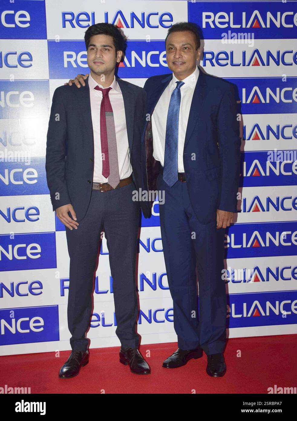 Anil Ambani, Chairman, Reliance Group and Jai Anmol Ambani, Additional ...