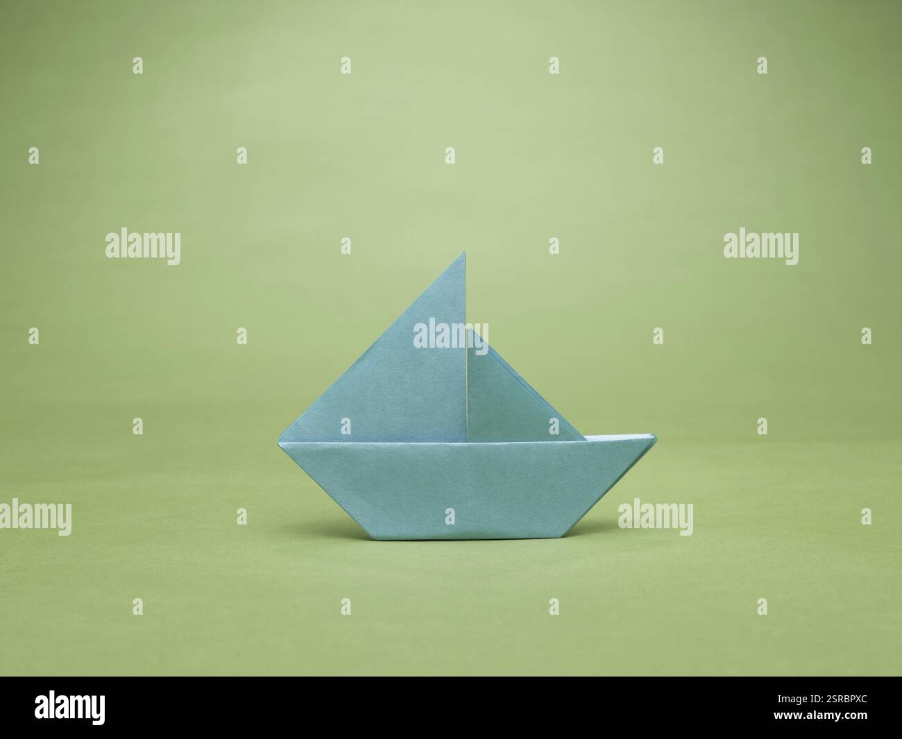 Origami sailboat India Asia Stock Photo - Alamy