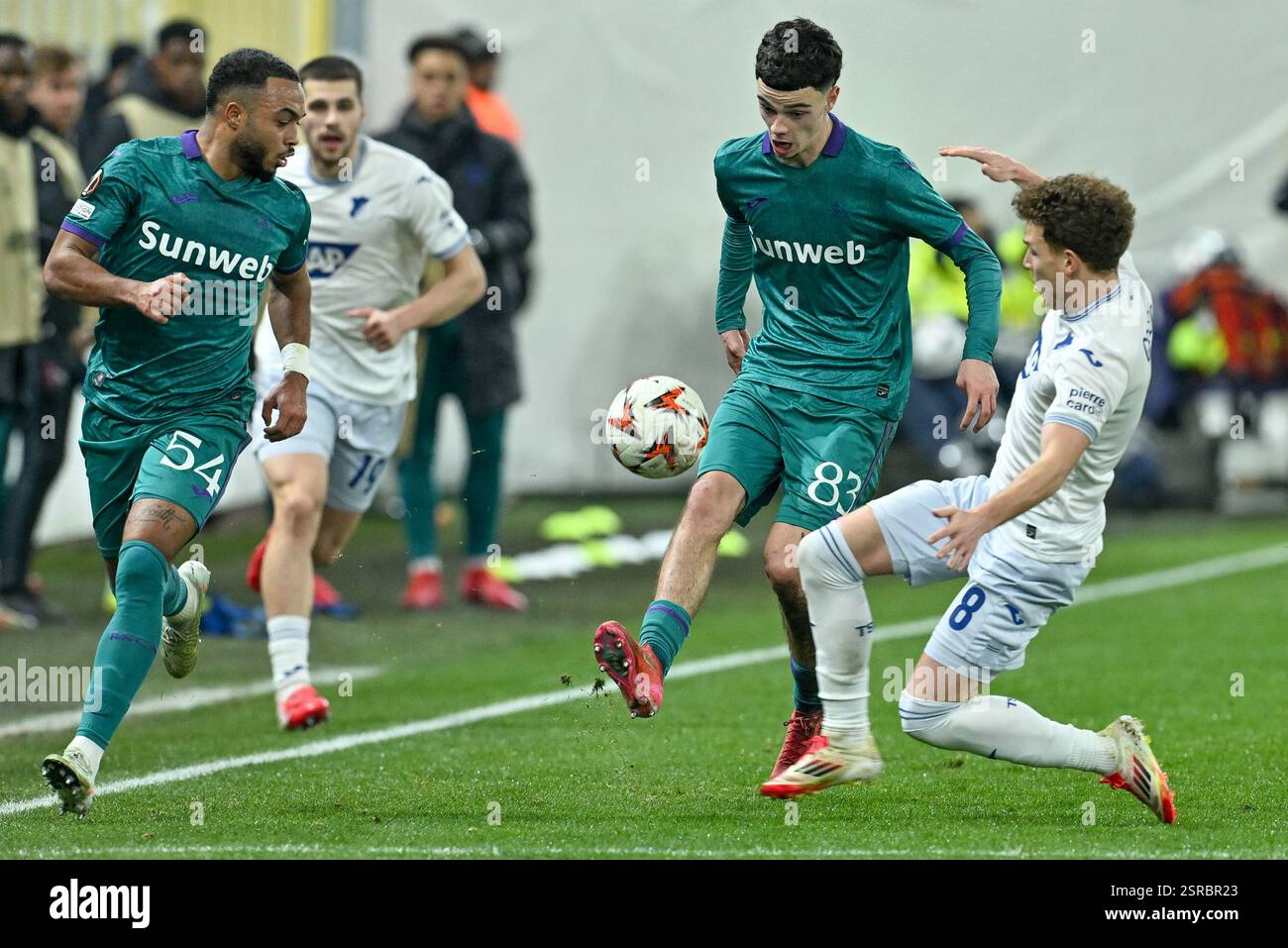 Anderlecht, Belgium. 30th Jan, 2025. Killian Sardella (54) of ...