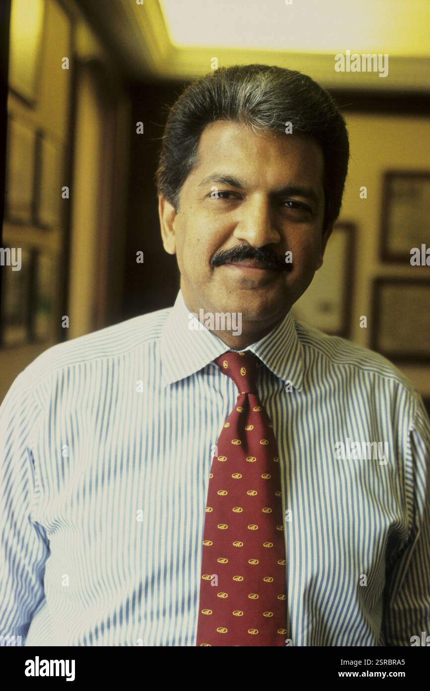 Anand Mahindra, Vice Chairman and Managing Director of Mahindra ...