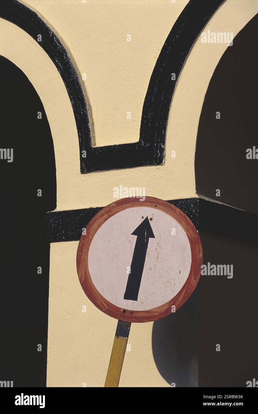 One way signboard, Bombay Mumbai, Maharashtra, India, Asia Stock Photo ...