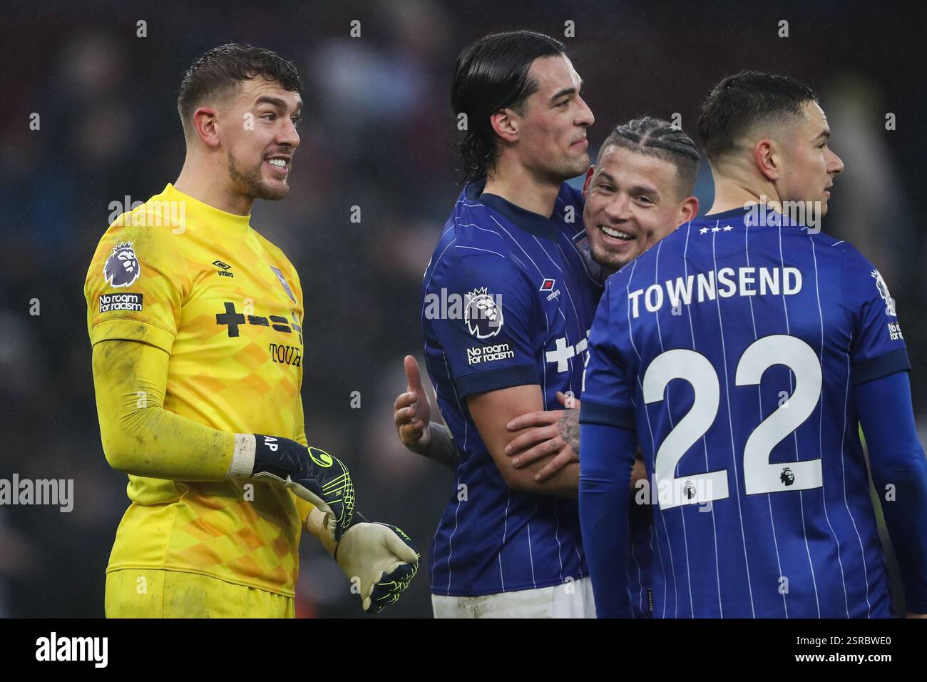Birmingham, UK. 15th Feb, 2025. Alex Palmer of Ipswich Town is all ...
