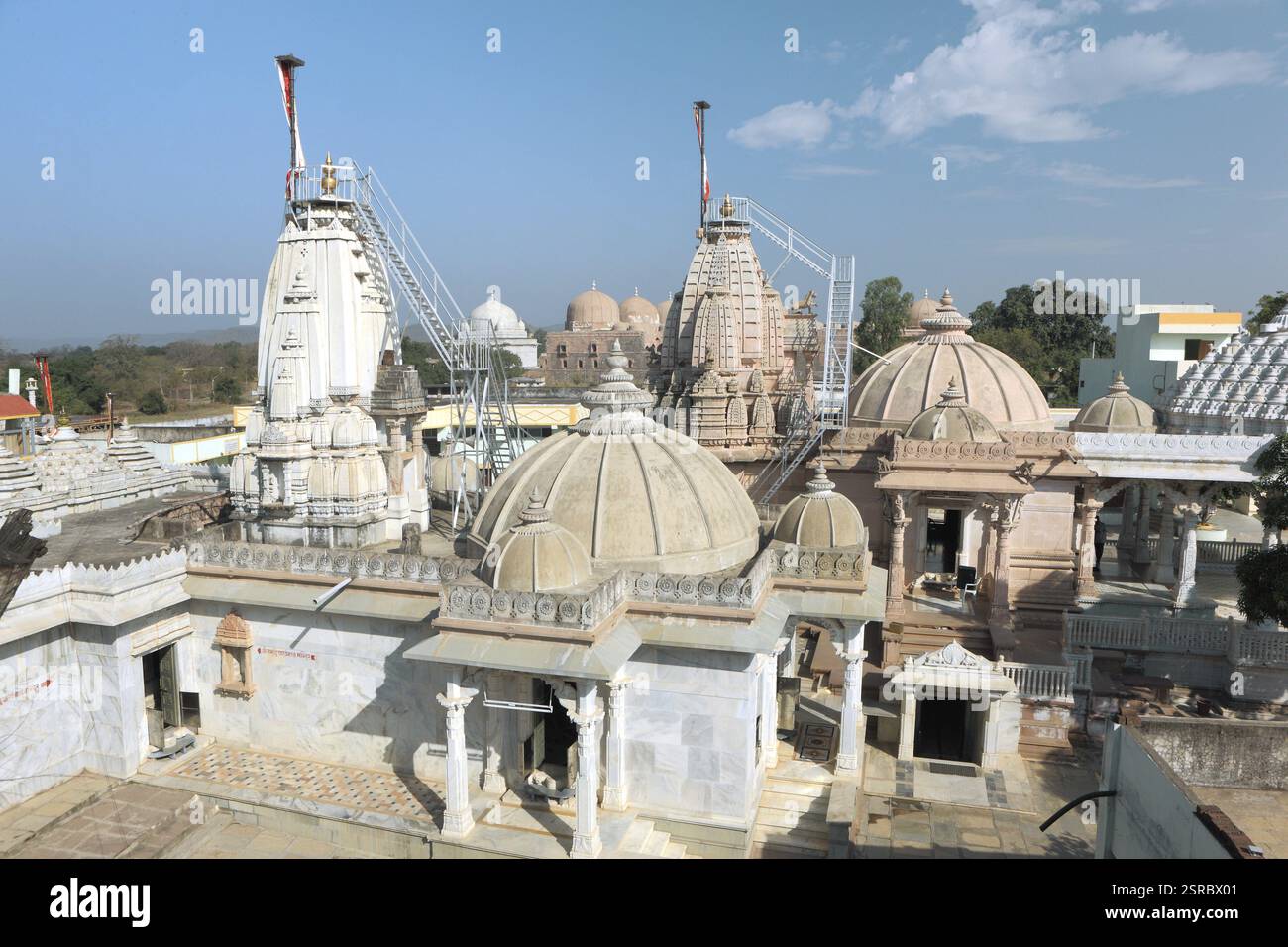Jain marble temple, Mandu, Dhar, Madhya Pradesh, India, Asia Stock ...