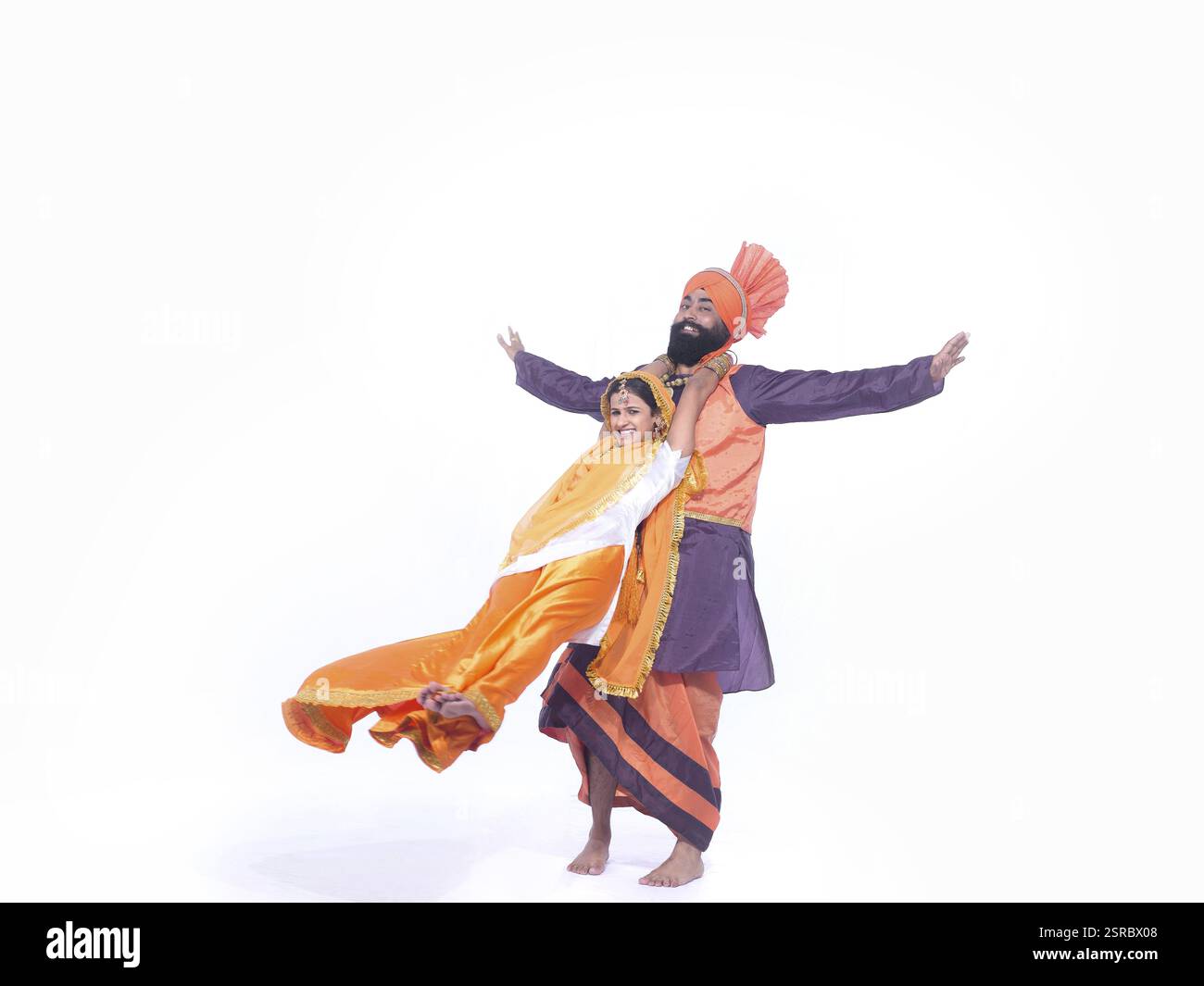 Dancers performing folk dance bhangra MR#779E, 779C Stock Photo - Alamy
