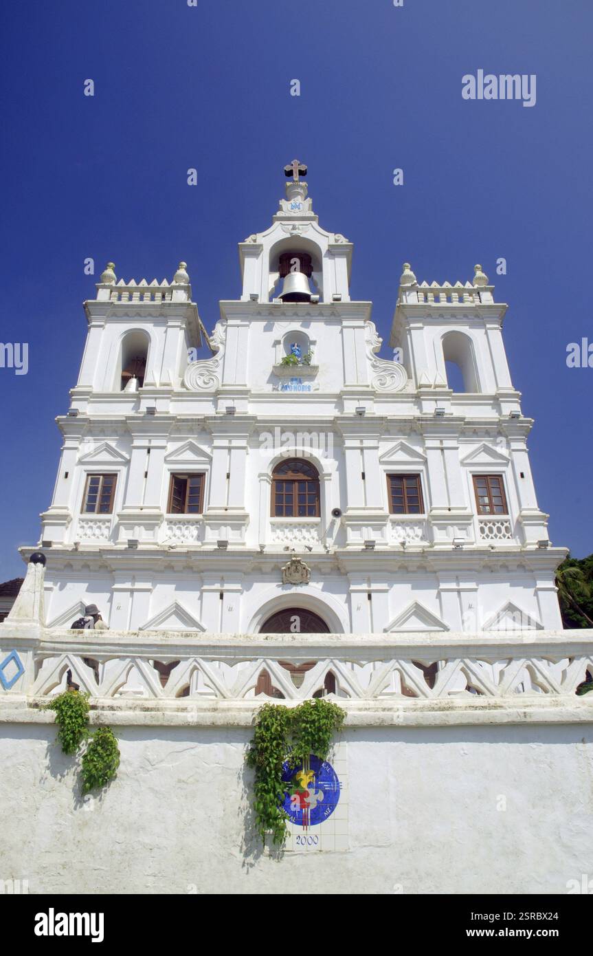 The Church of Our Lady Panjim Goa Maharashtra India Asia Stock Photo ...