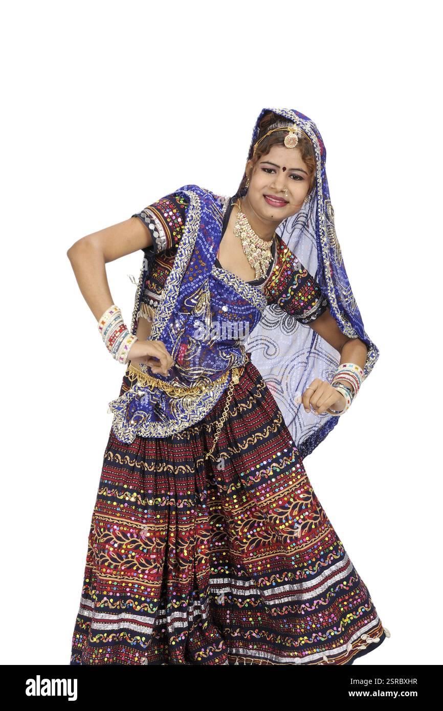Rajasthani lady dancing on hi-res stock photography and images - Alamy