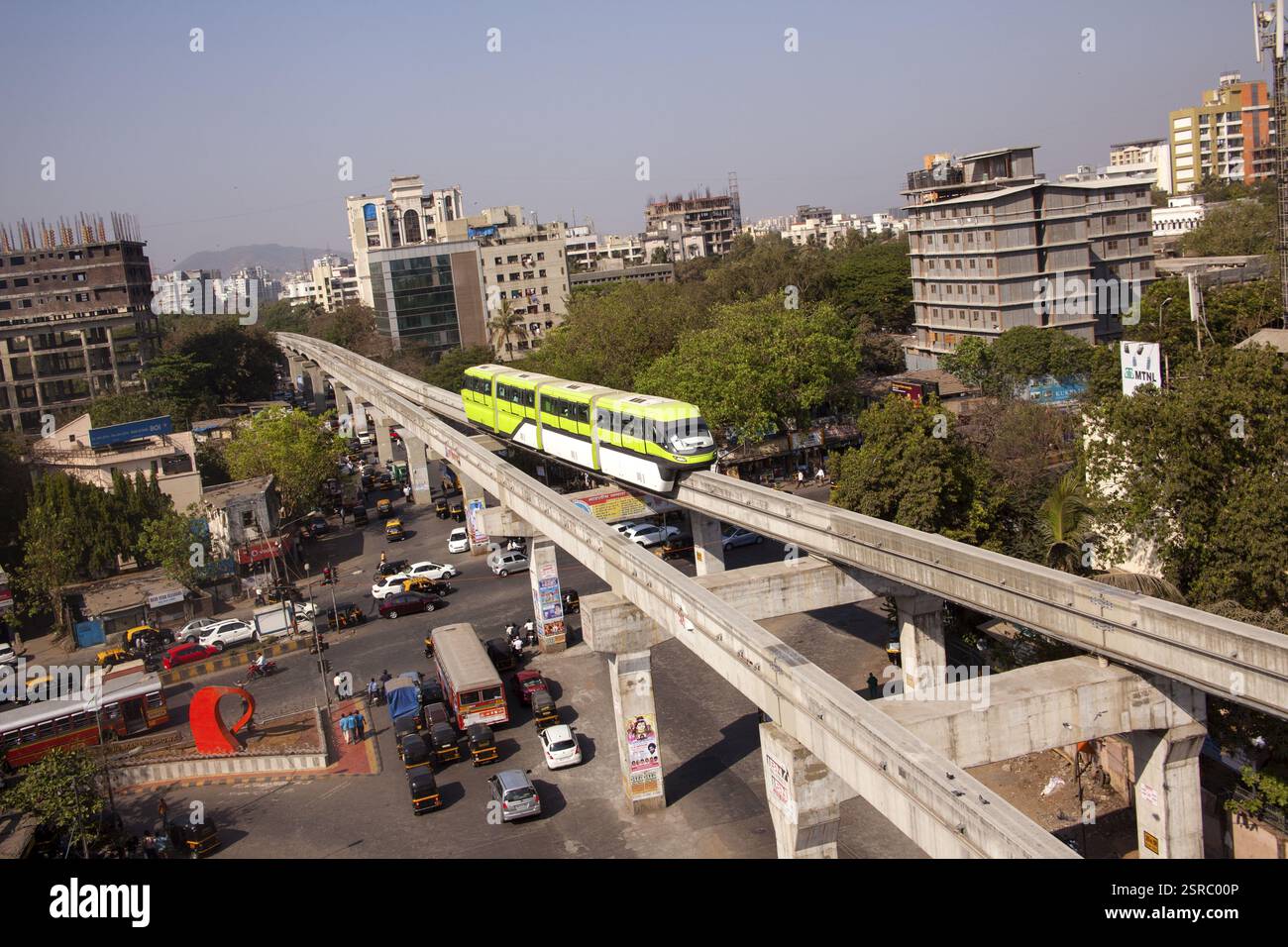 Monorail, Chembur, Mumbai, Maharashtra, India, Asia Stock Photo - Alamy