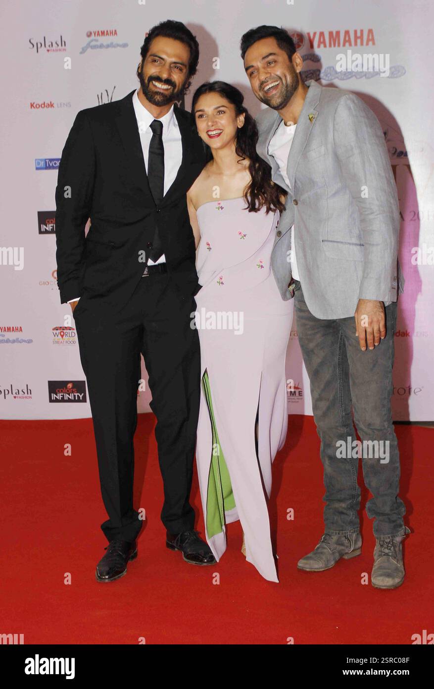 Bollywood actor Arjun Rampal Aditi Rao Hydari Abhay Deol grand finale Yamaha Fascino Miss Diva ...