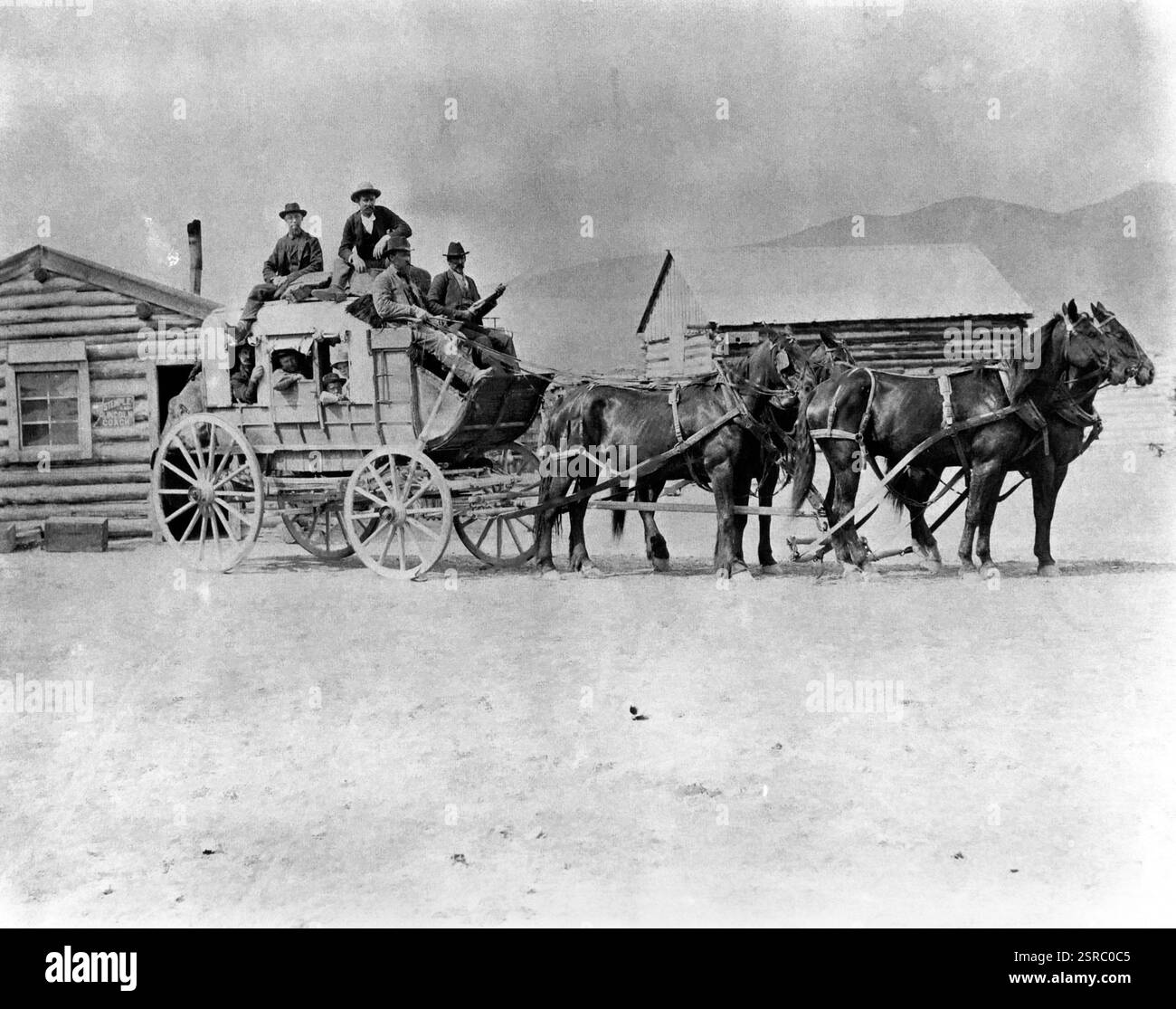 Wild west stagecoach hi-res stock photography and images - Alamy
