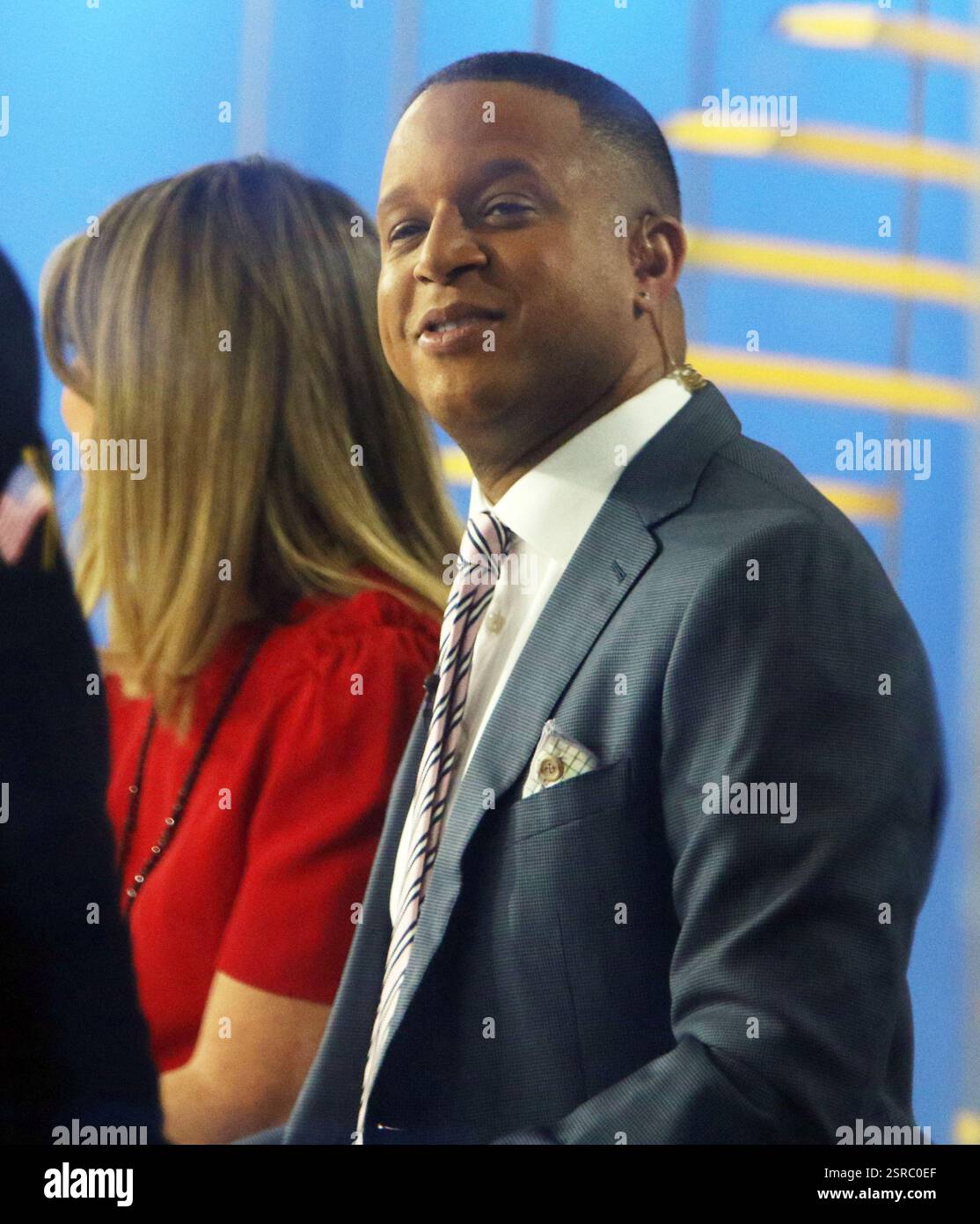February 14, 2025 Craig Melvin, on Today Show in New York. February 14 ...