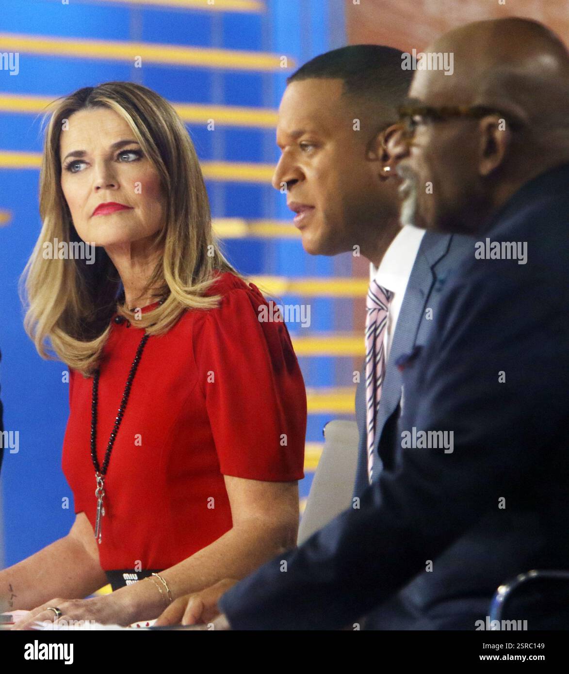 February 14, 2025 Carson Daly, Savannah Guthrie, Craig Melvin, Al Roker ...