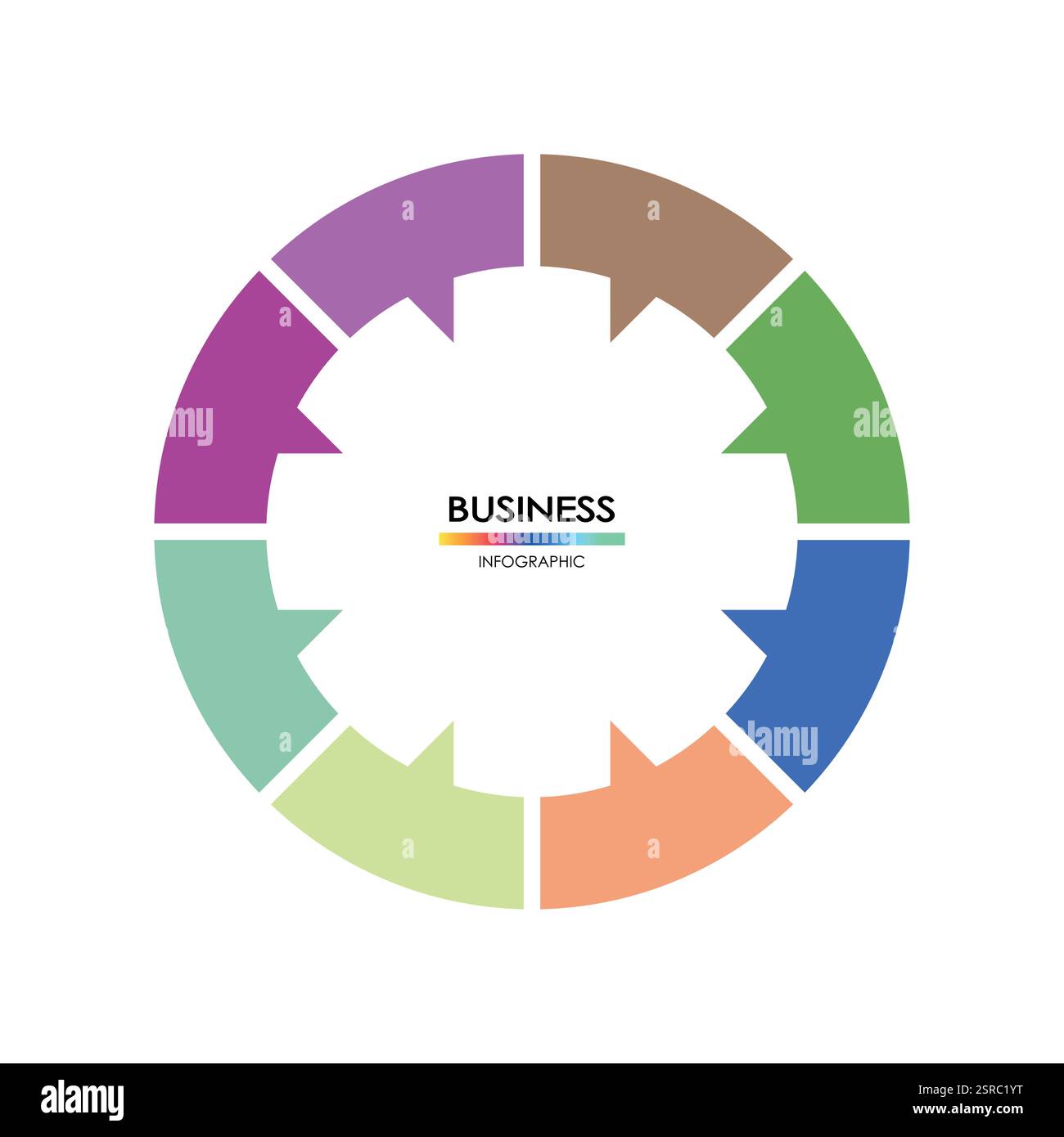 Business infographic. Presentation with elements of graph, diagram with ...
