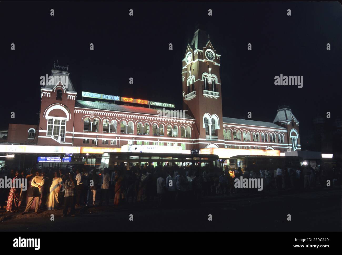 Madras central railway station built in 1873, Madras Chennai, Tamil ...