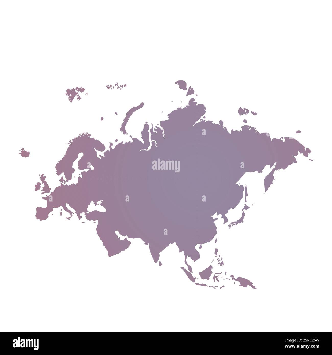 Map of Eurasia, sign silhouette. World Map Globe. Vector Illustration ...