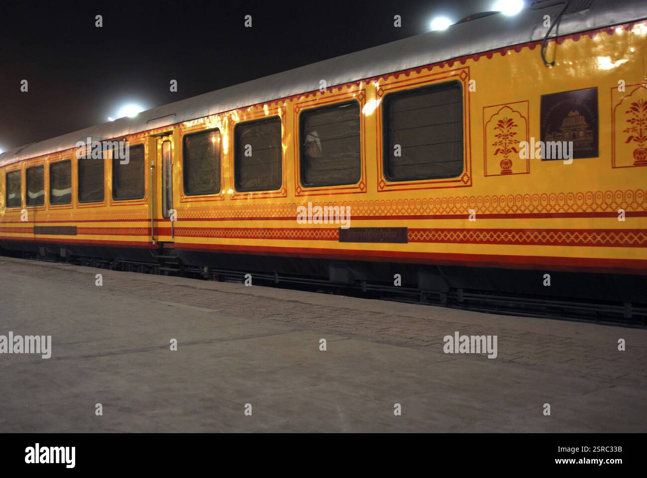 Train royal rajasthan on wheels at railway station, Jaisalmer ...