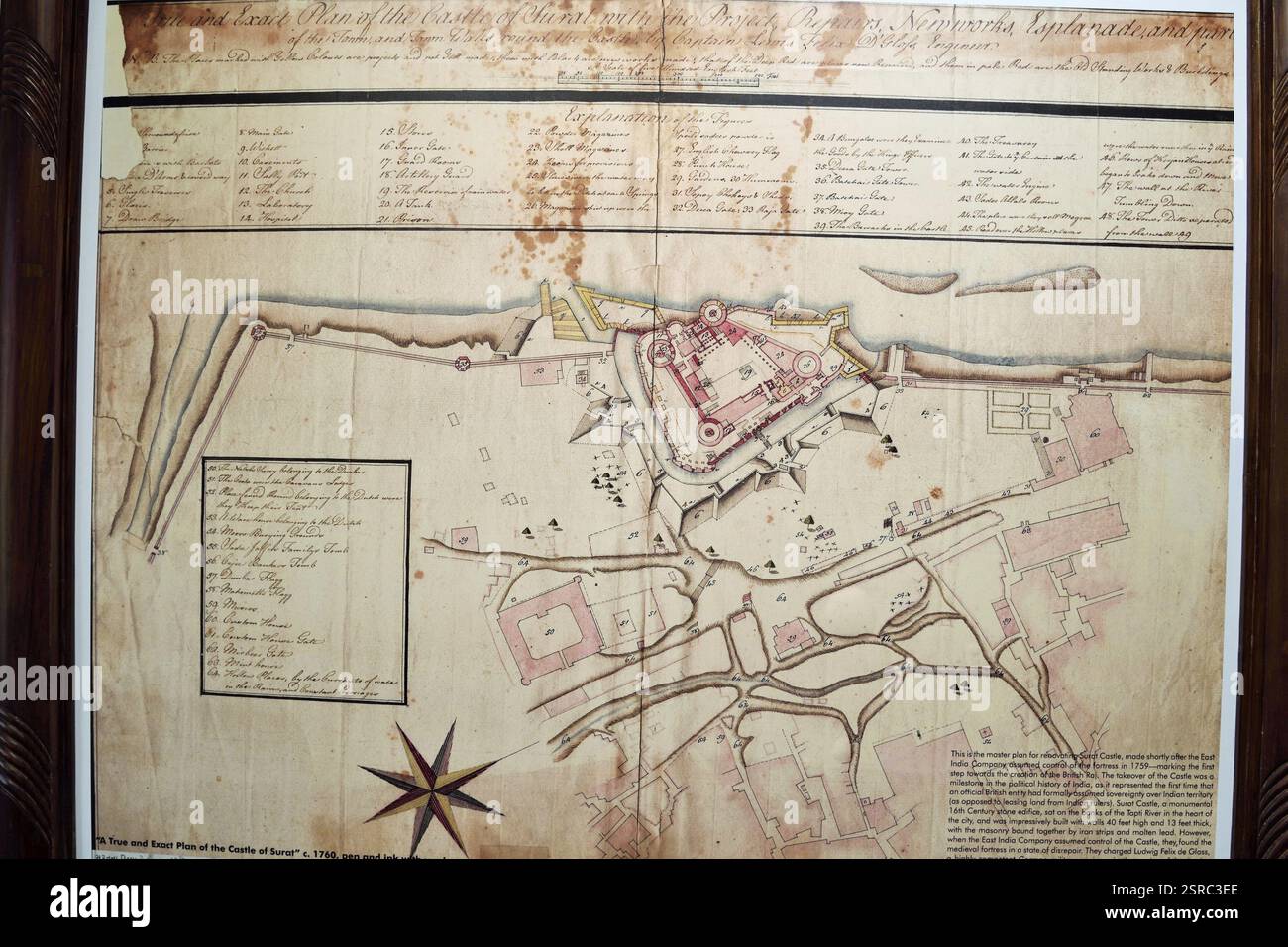 Old Fort plan, Surat, Gujarat, India, Asia Stock Photo - Alamy