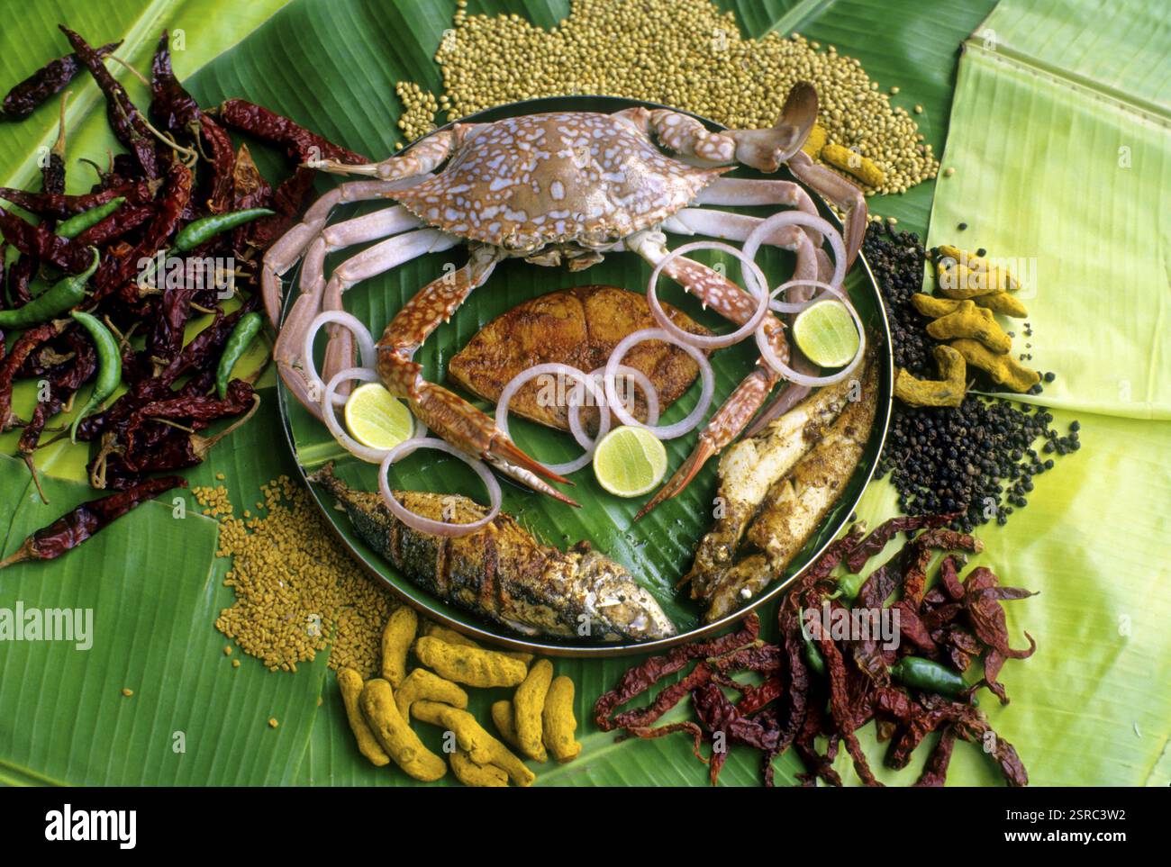 A sample of kerala sea food Stock Photo - Alamy