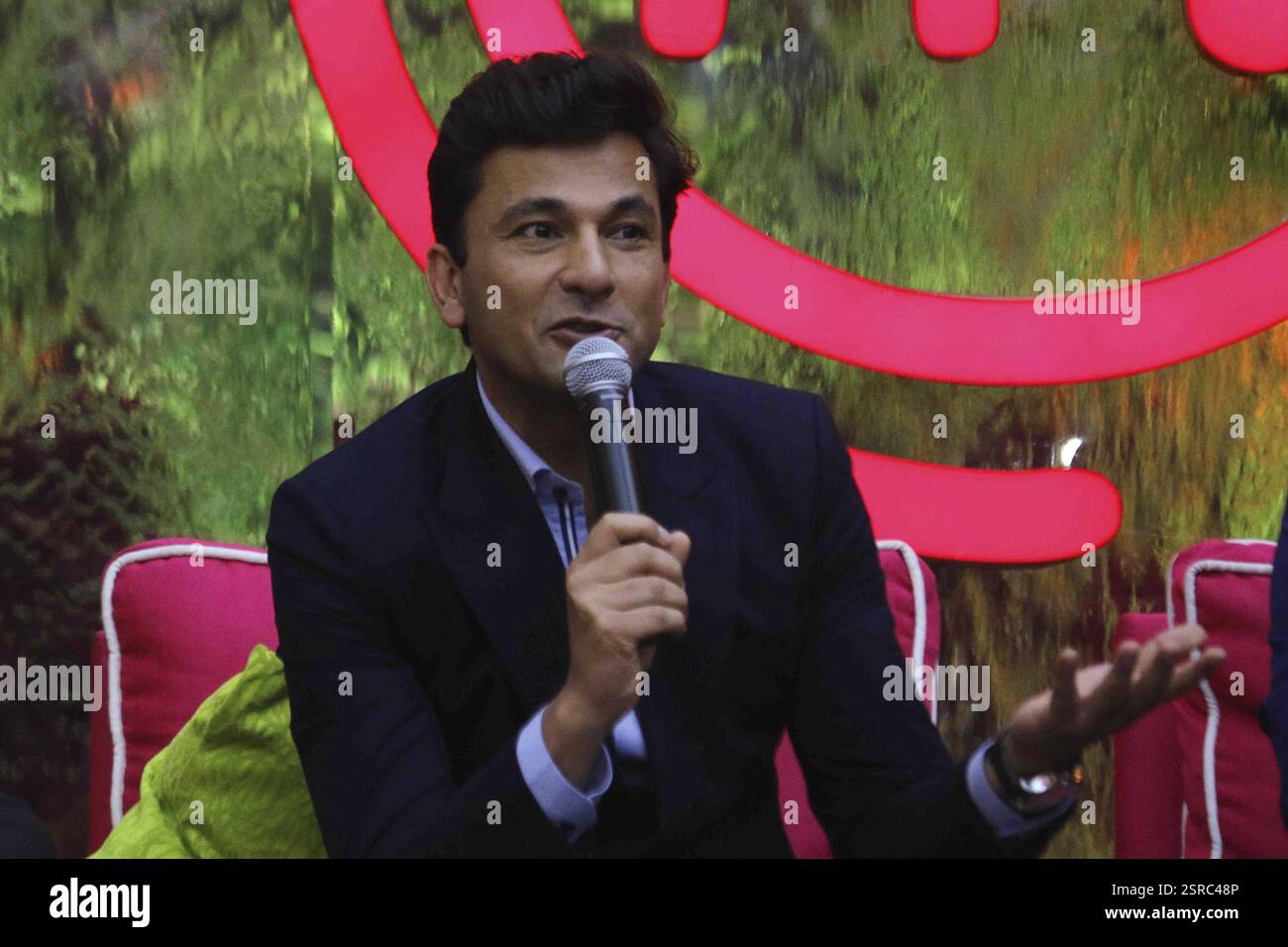Chef Vikas Khanna during the launch of Star Plus cooking reality TV ...