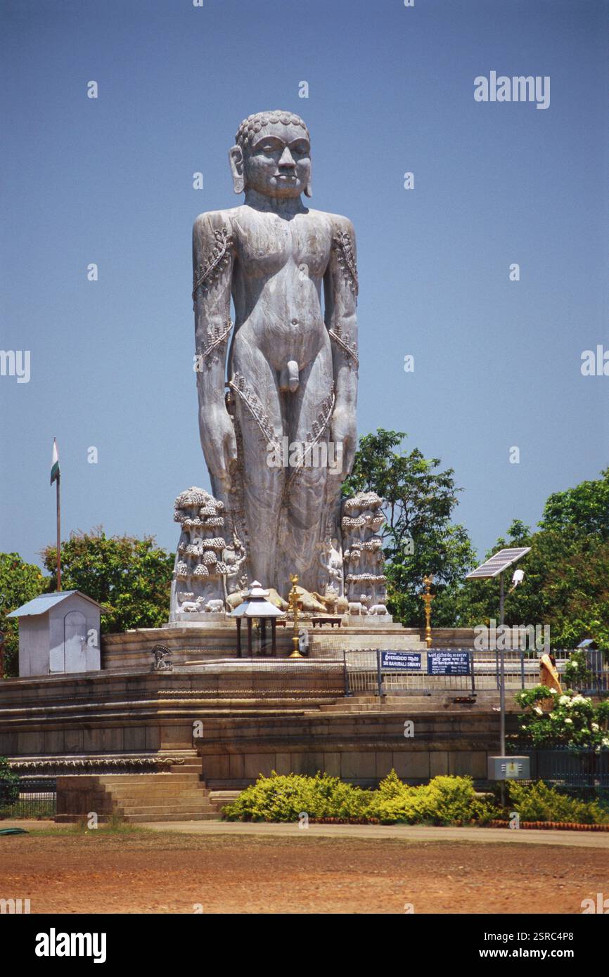 Bahubali 39 feet Dharmasthala, Karnataka, India, Asia Stock Photo - Alamy