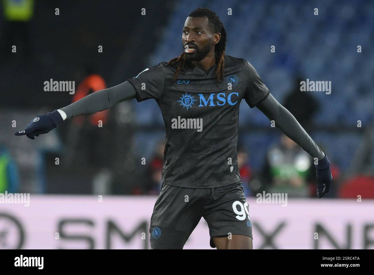 Rome, Italy. 15th Feb, 2025. Andre Frank Zambo Anguissa of SSC Napoli ...