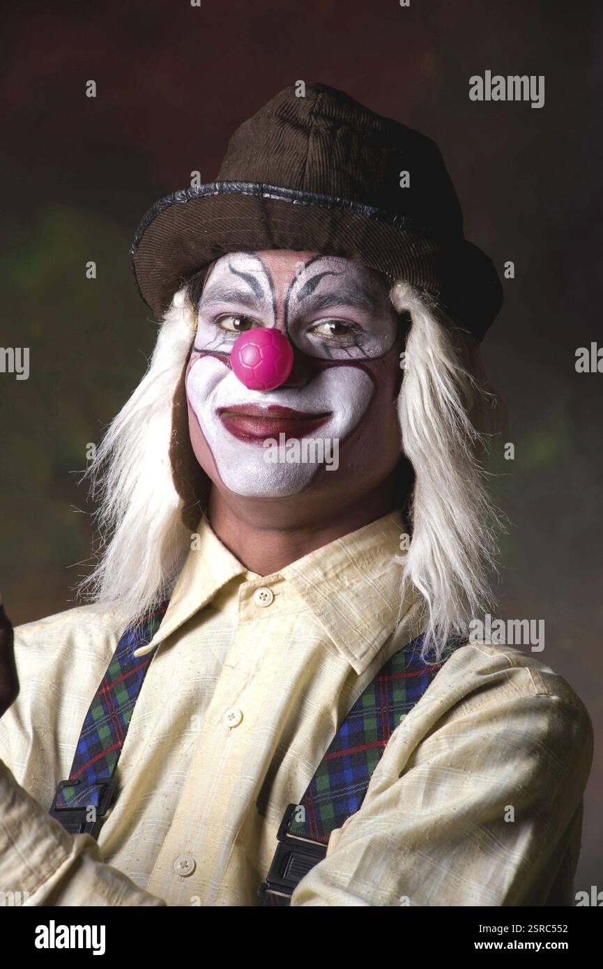 Joker in circus, Jodhpur, Rajasthan, India MR#746B Stock Photo - Alamy