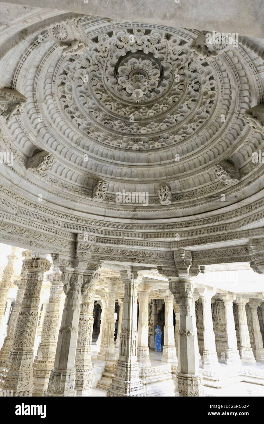 Adinath Jain Temple Ranakpur Rajasthan India Asia June 2010 Stock Photo ...