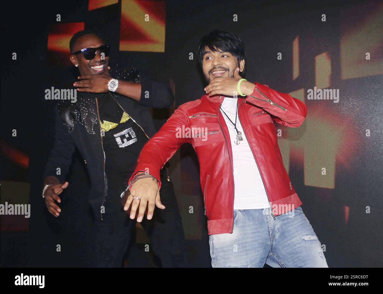 West Indies cricketer singer Dwayne Bravo Bollywood singer Ankit Tiwari ...