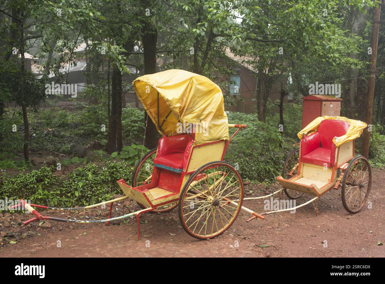 Hand Pull Rickshaw, Matheran, Raigad, Maharashtra, India, Asia Stock ...
