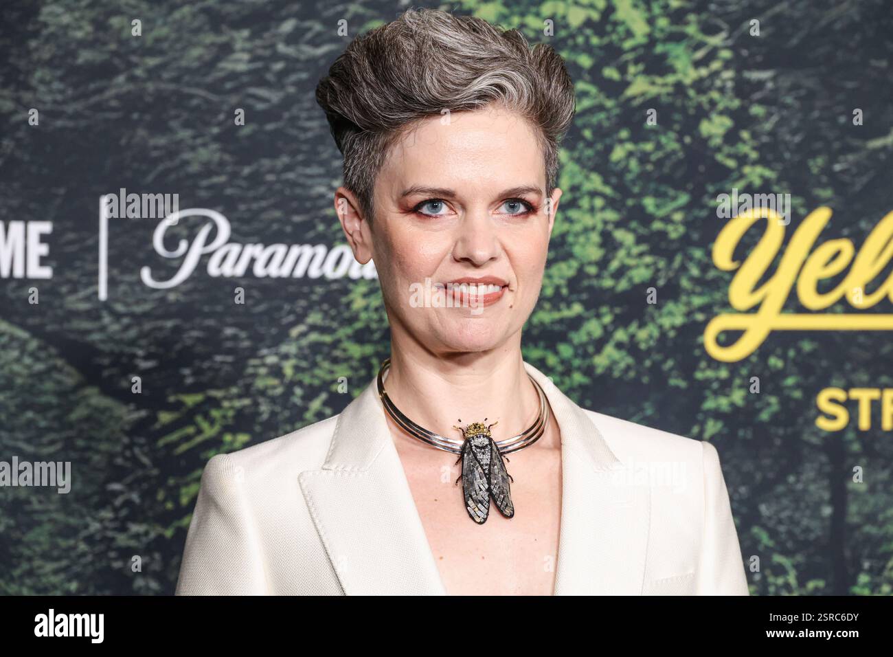 LOS ANGELES, CALIFORNIA, USA - FEBRUARY 13: Ameni Rozsa arrives at the ...