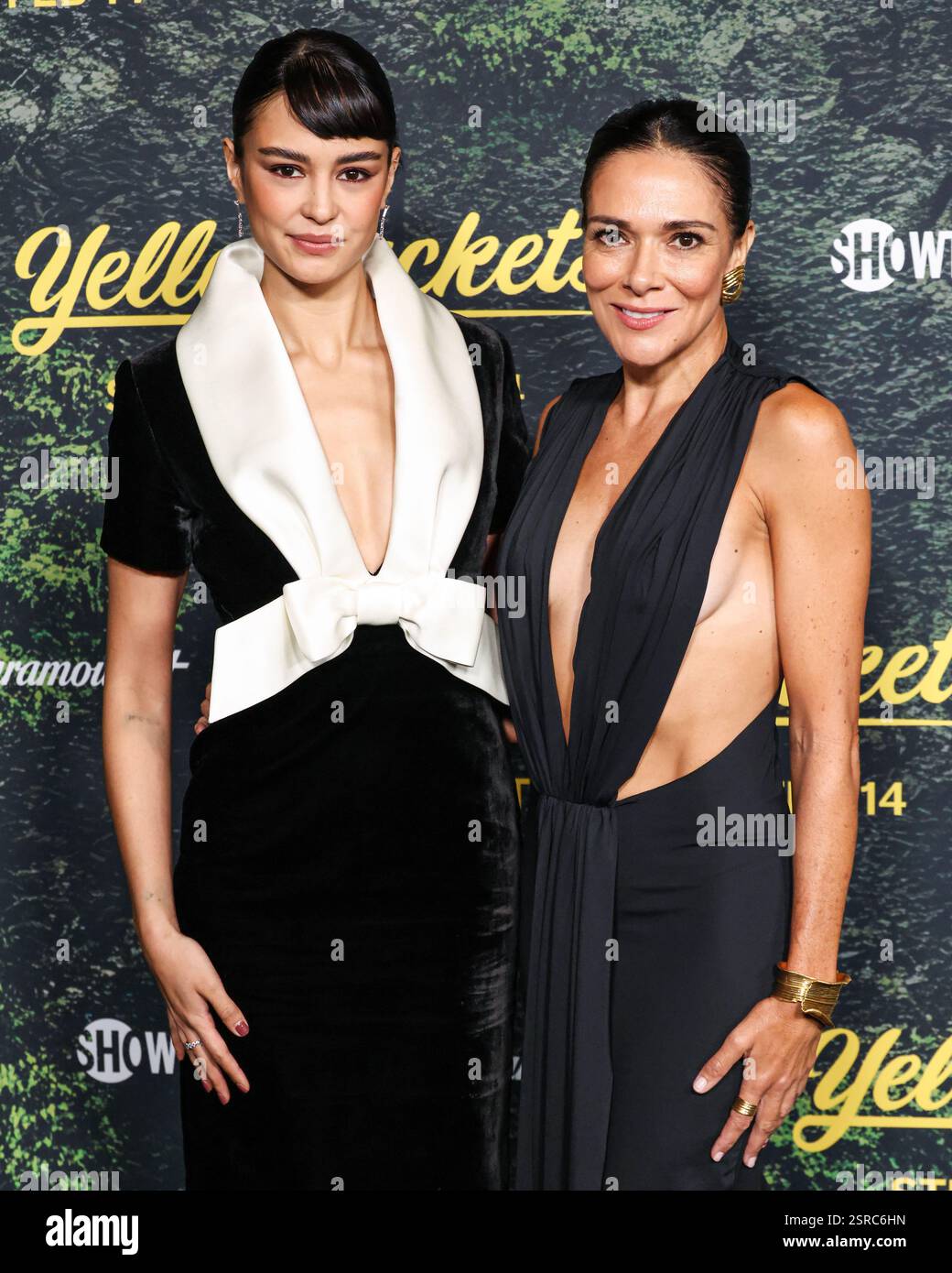 LOS ANGELES, CALIFORNIA, USA - FEBRUARY 13: Courtney Eaton and Simone Kessell arrive at the ...
