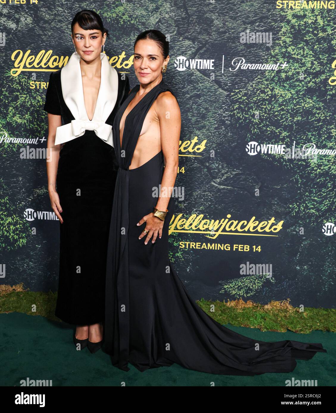 LOS ANGELES, CALIFORNIA, USA - FEBRUARY 13: Courtney Eaton and Simone Kessell arrive at the ...