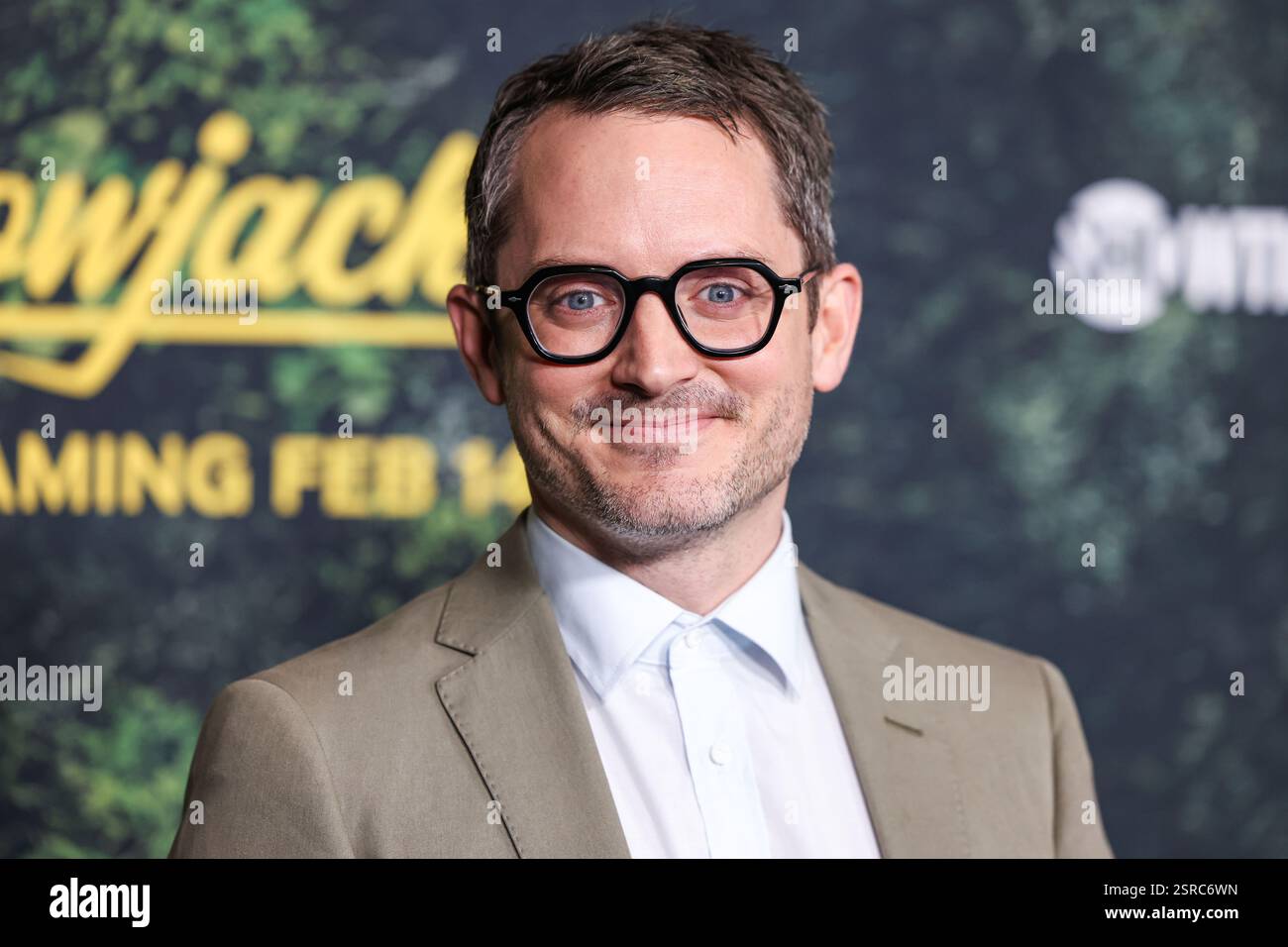 LOS ANGELES, CALIFORNIA, USA - FEBRUARY 13: Elijah Wood arrives at the ...