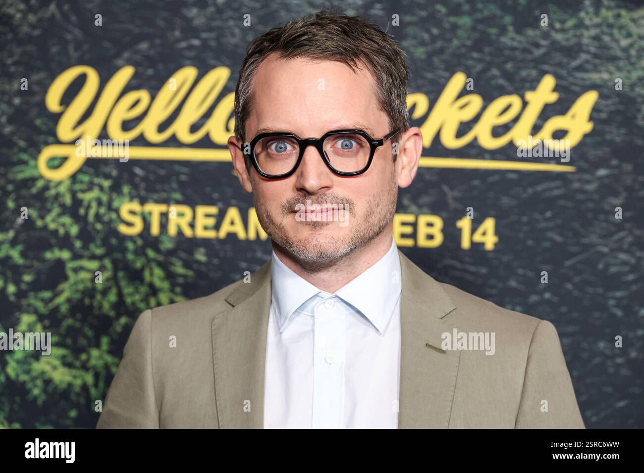 LOS ANGELES, CALIFORNIA, USA - FEBRUARY 13: Elijah Wood arrives at the ...