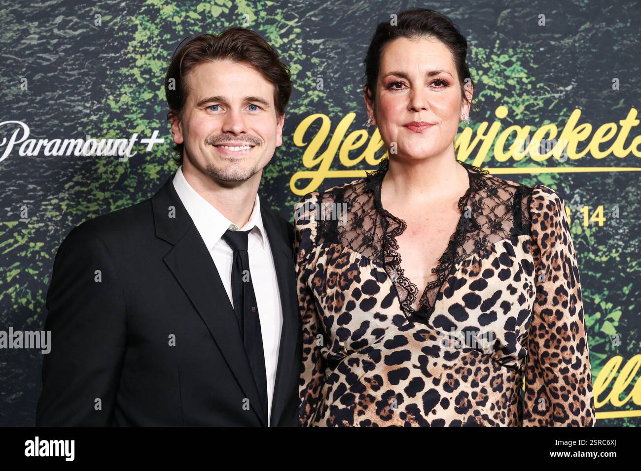 LOS ANGELES, CALIFORNIA, USA - FEBRUARY 13: Jason Ritter and wife ...