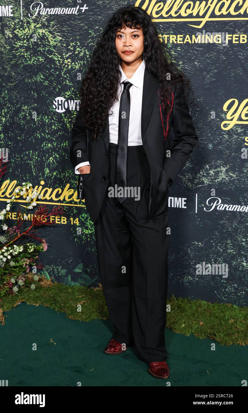 LOS ANGELES, CALIFORNIA, USA - FEBRUARY 13: Nuha Jes Izman arrives at the Global Premiere Of ...