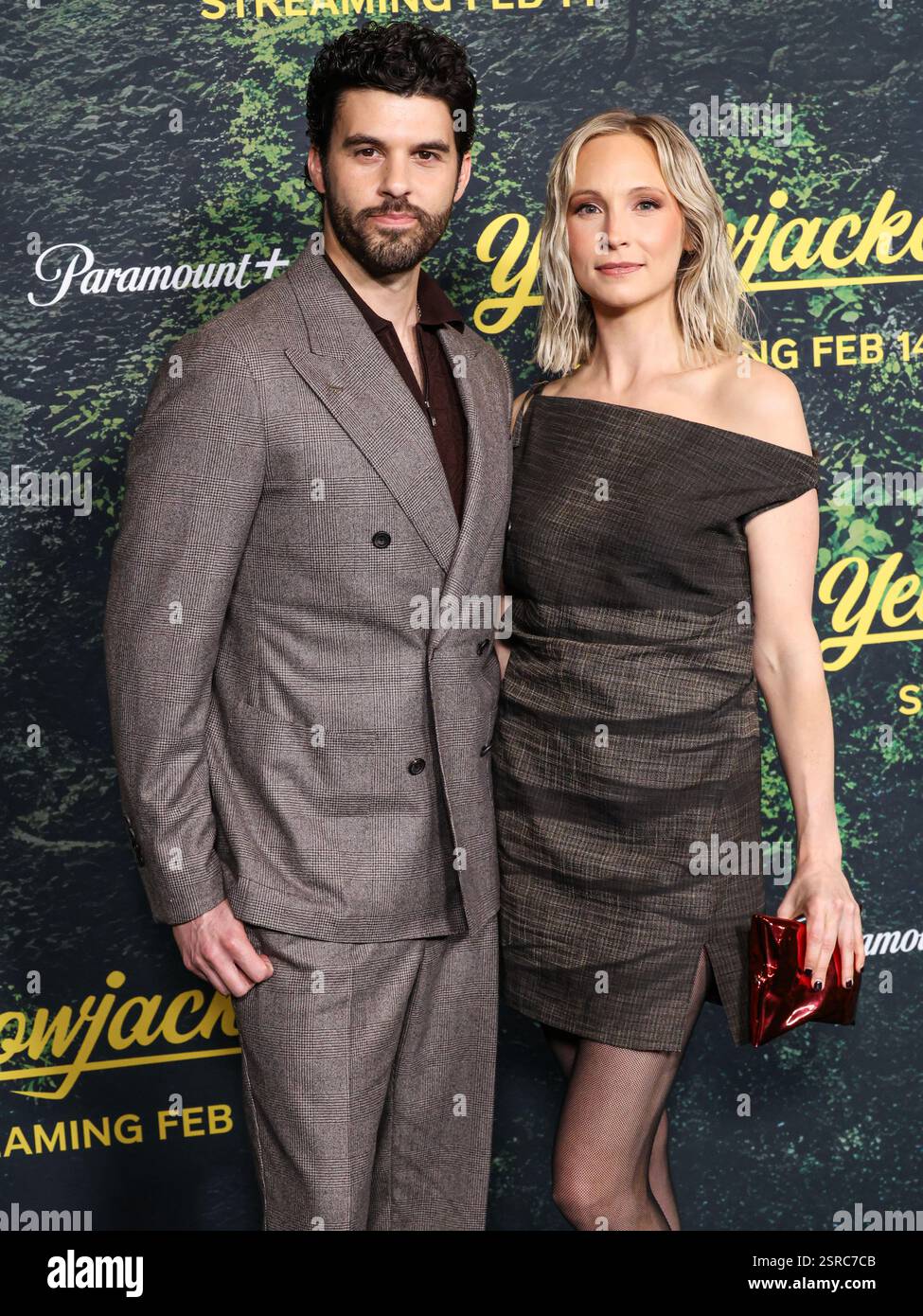 LOS ANGELES, CALIFORNIA, USA - FEBRUARY 13: Steven Krueger and Candice ...