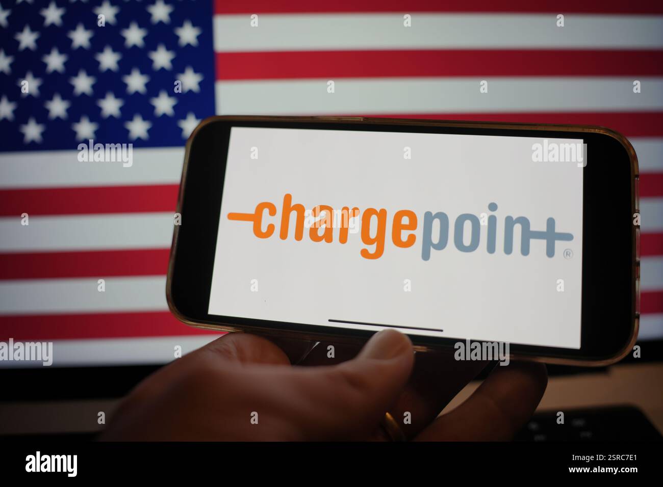 Roosendaal, The Netherlands - February 15, 2025: A mobile phone ...