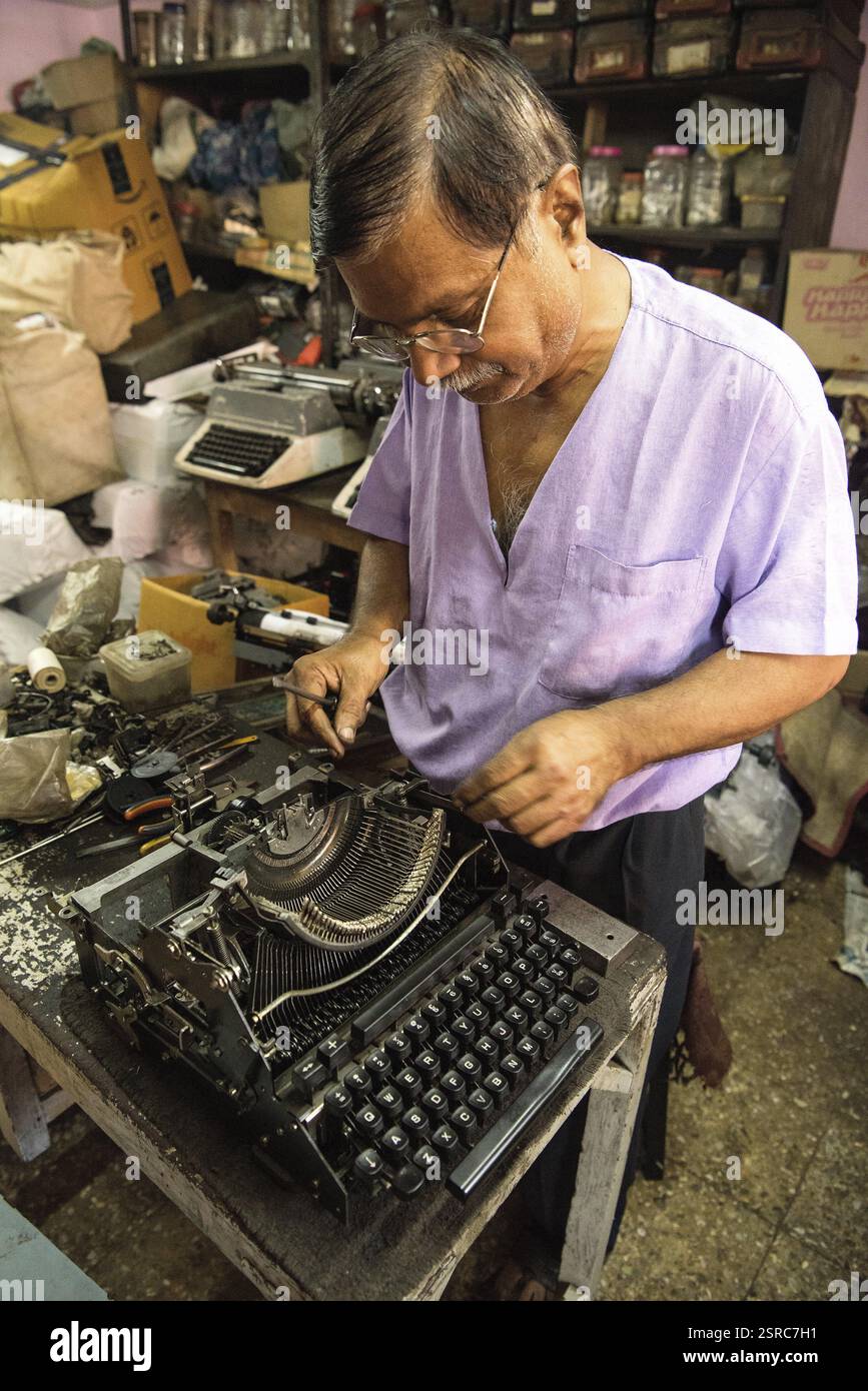 Typewriter technician hi-res stock photography and images - Alamy