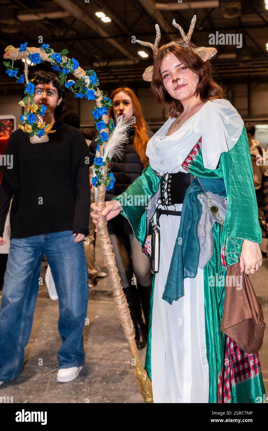 Madrid, Madrid, Spain. 15th Feb, 2025. Cosplay posing at Japan Weekend ...
