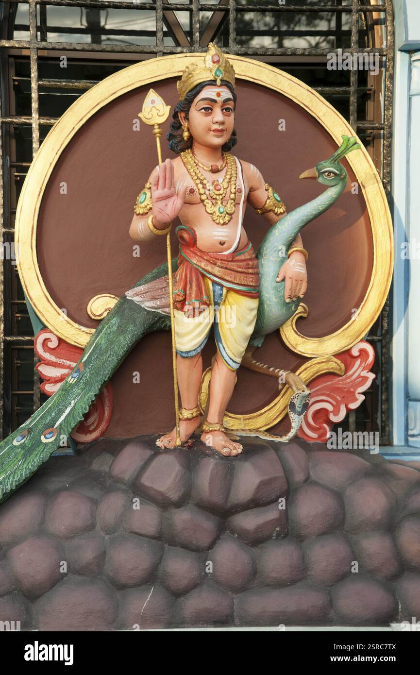 Lord kartik swami statue, sri aruloli thirumurugan temple, penang hill ...
