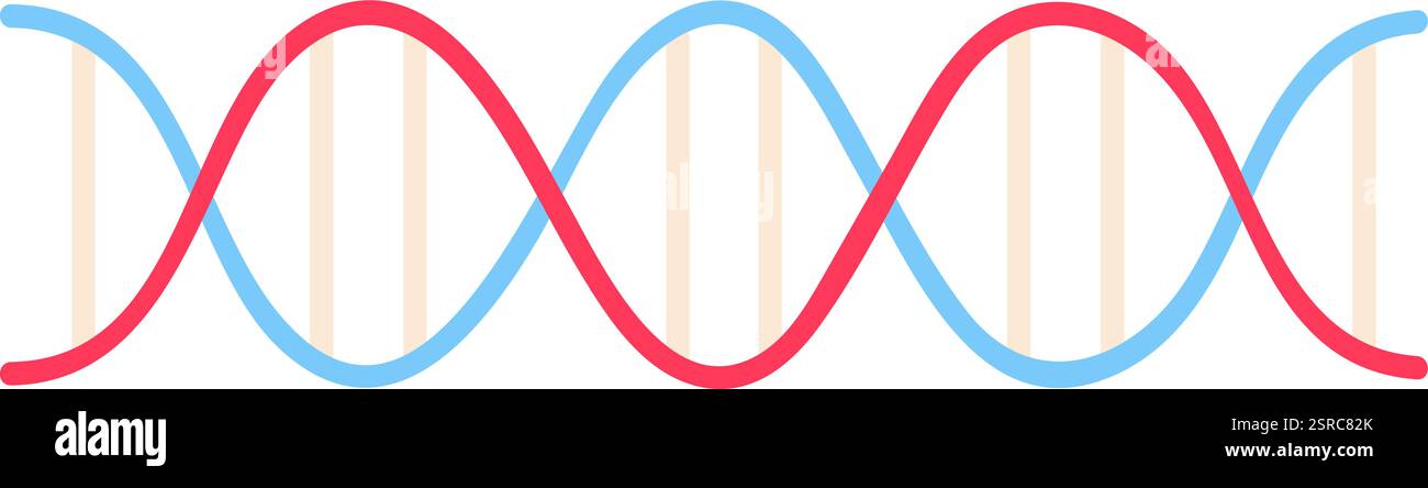 Colorful Dna Double Helix Rotating And Forming A Seamless Loop Symbolizing Genetic Inheritance