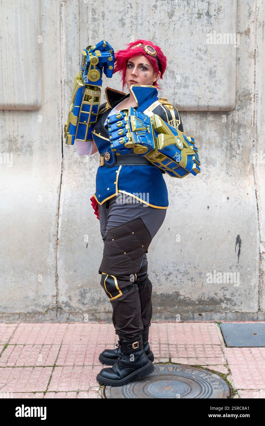 Madrid, Madrid, Spain. 15th Feb, 2025. Cosplay posing at Japan Weekend ...