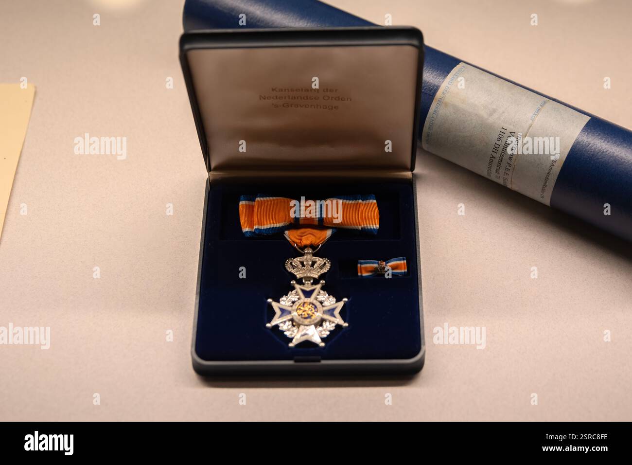 Close Up Ridder In De Orde Van Oranje-Nassau At Amsterdam The ...