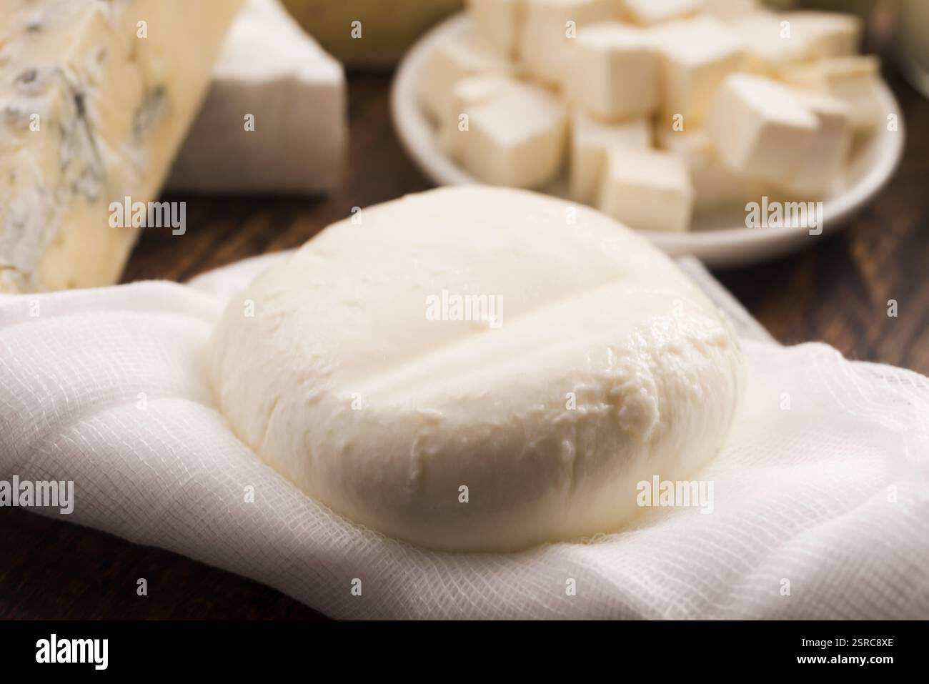 Different kinds of cheese Stock Photo - Alamy