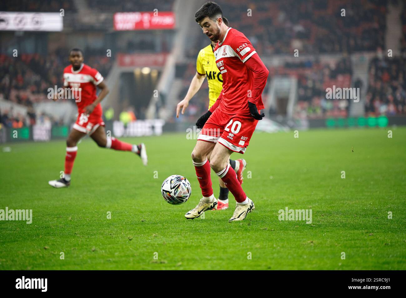 Riverside Stadium, Middlesbrough, UK. 15th Feb, 2025. EFL Championship ...