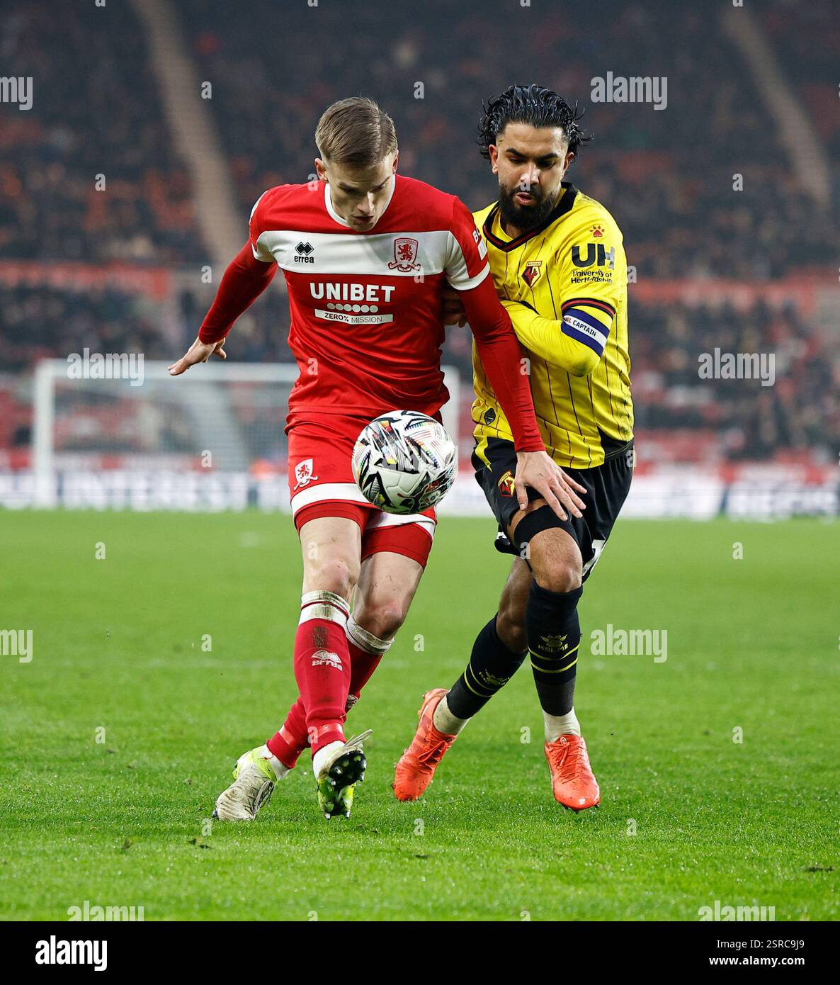 Riverside Stadium, Middlesbrough, UK. 15th Feb, 2025. EFL Championship ...