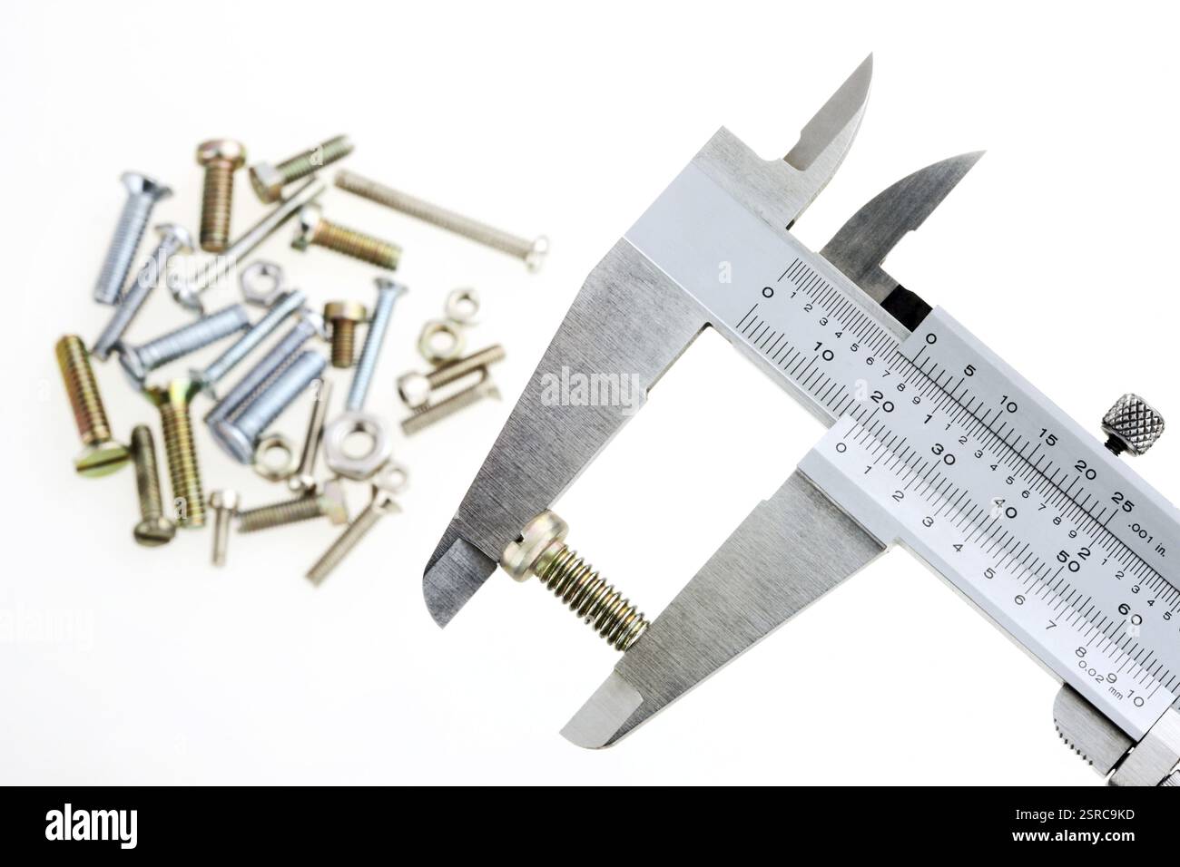 Vernier calliper precision gauge for measuring, India, Asia Stock Photo ...