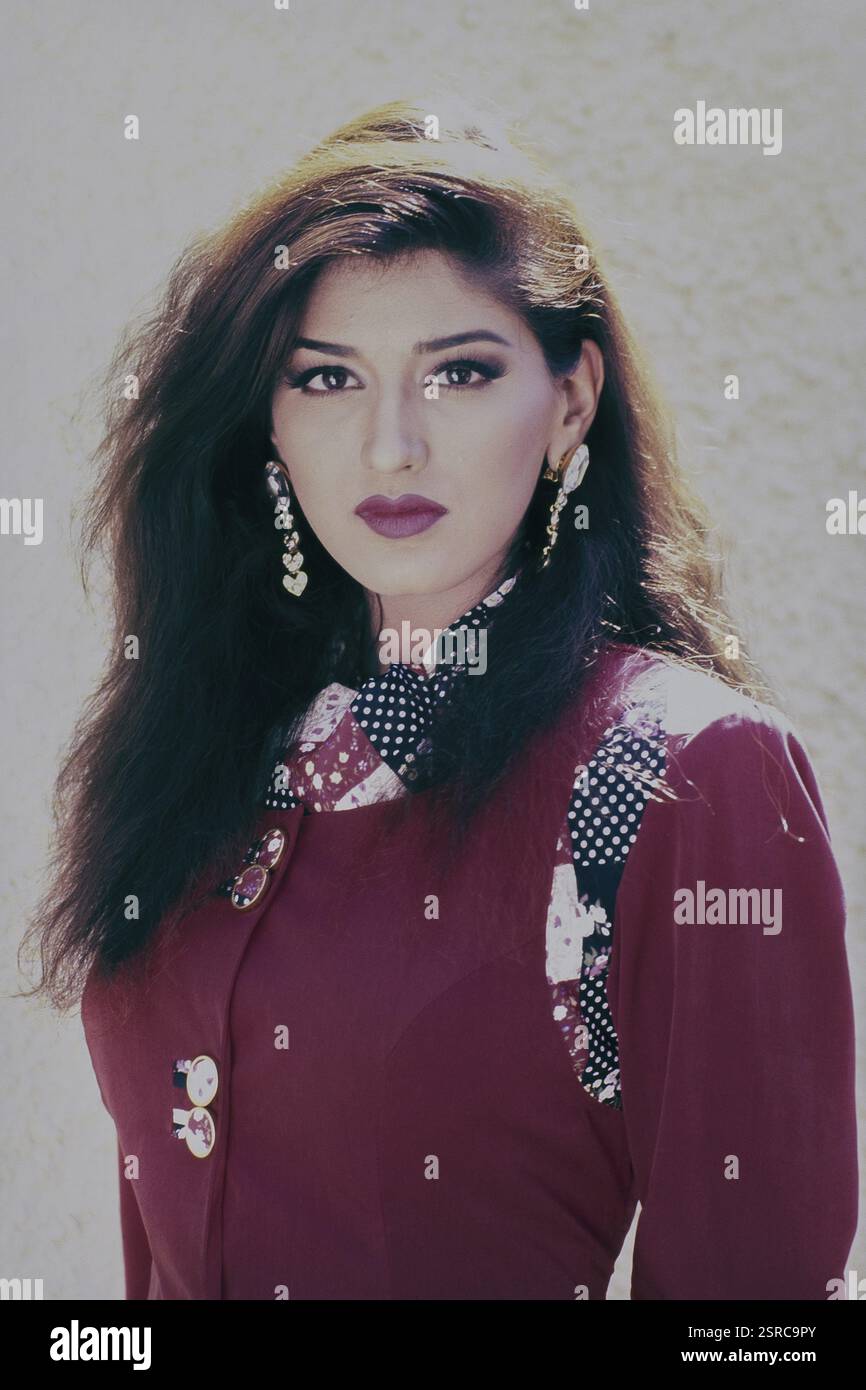 Portrait of Sonali Bendre, India, Asia Stock Photo - Alamy